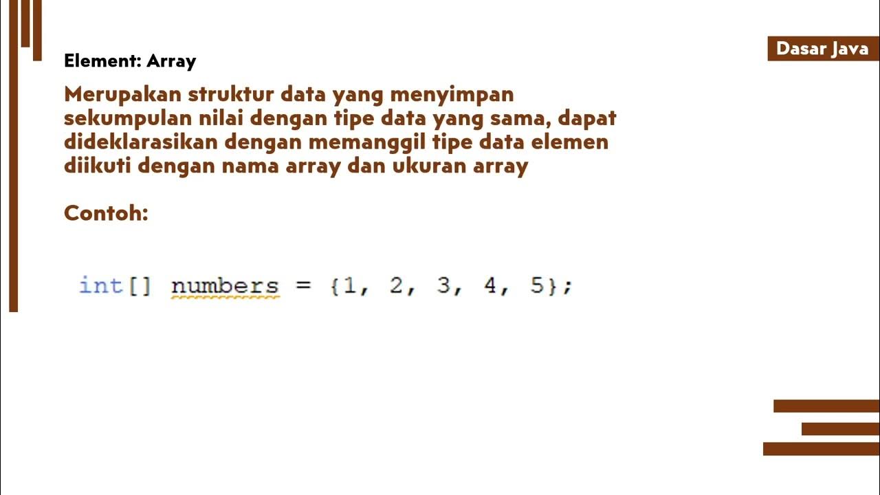 Dasar Java - YouTube