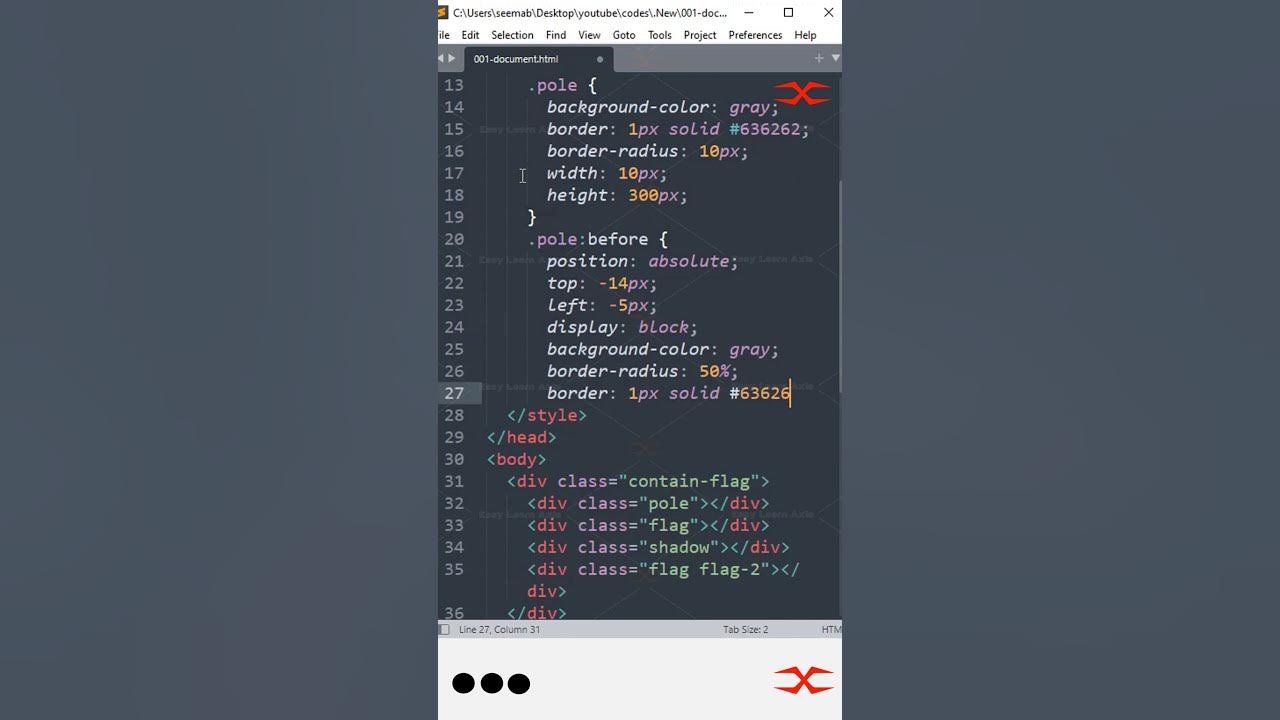 Flag Html Css Youtube