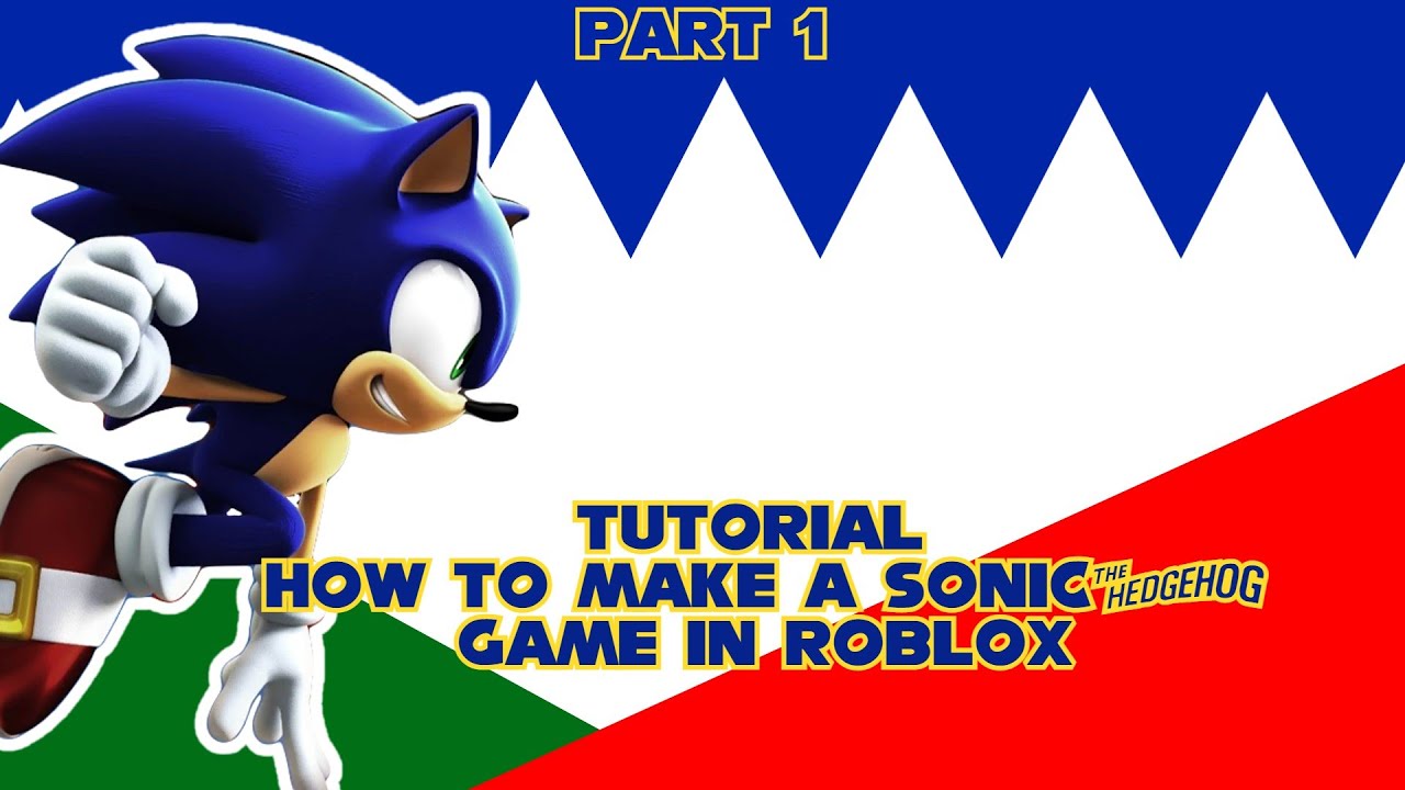 How to make a sonic game in roblox (Animate and Acceleration) - YouTube