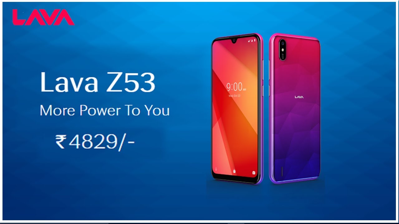 Lava Z53 @4829/- INR | Lava Z53 Price & Specification | Lava Z53 - YouTube