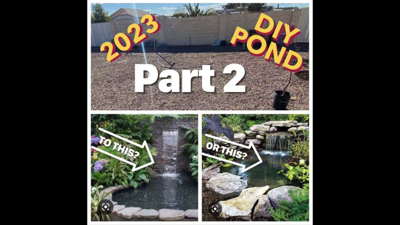17' X 20' Pond Build, diy pond, arizona pond, - YouTube