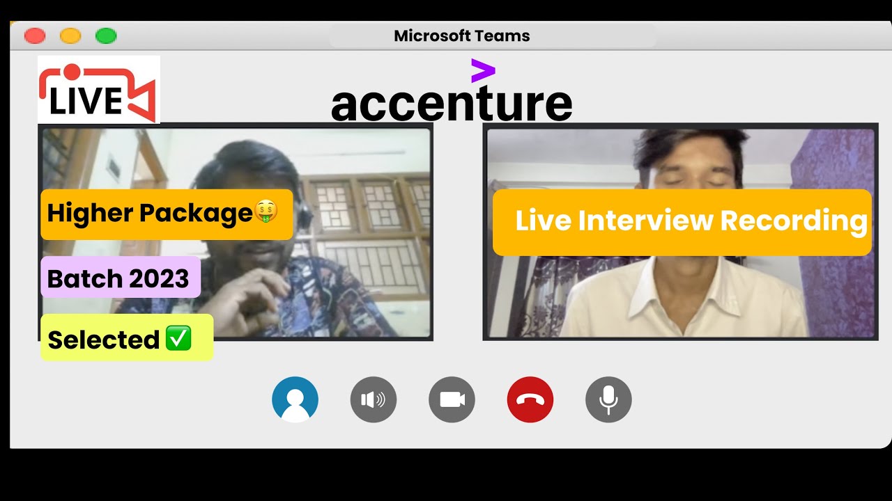 Accenture Live Interview Experience | On Campus 2023 Batch | Higher ...