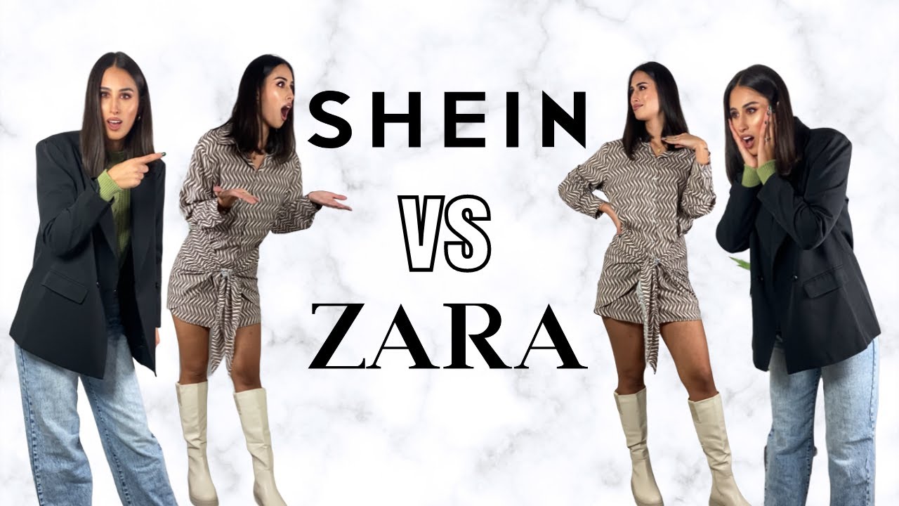 SHEIN vs ZARA || TRY ON HAUL DUPES ECONOMICI #3 - YouTube