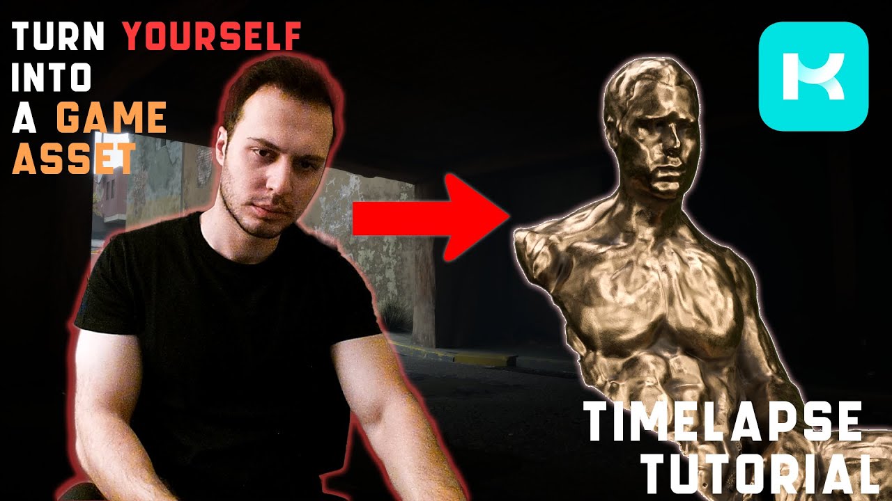 Turn YOURSELF into a 3D VIDEO GAME ASSET - Bilgehan Bölek - TIMELAPSE TUTORIAL - KIRI ENGINE ...