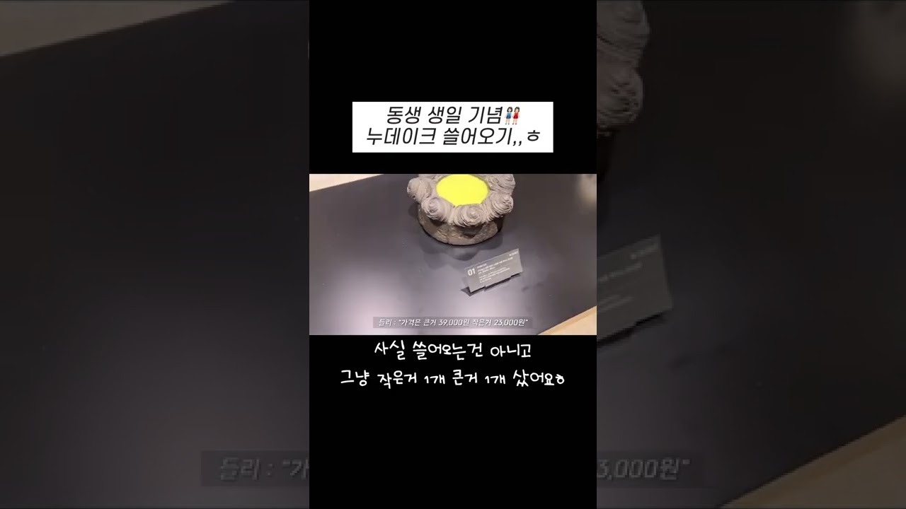 동생 생일 기념 누데이크 쓸어오기👭🏻 자매일상 현실브이로그 자매 누데이크 피크케이크 압구정카페 운전브이로그 생일