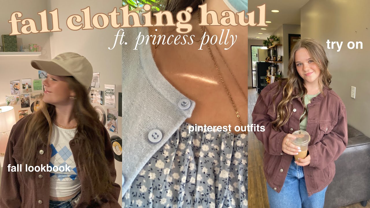 huge fall *try on* clothing haul ! - YouTube