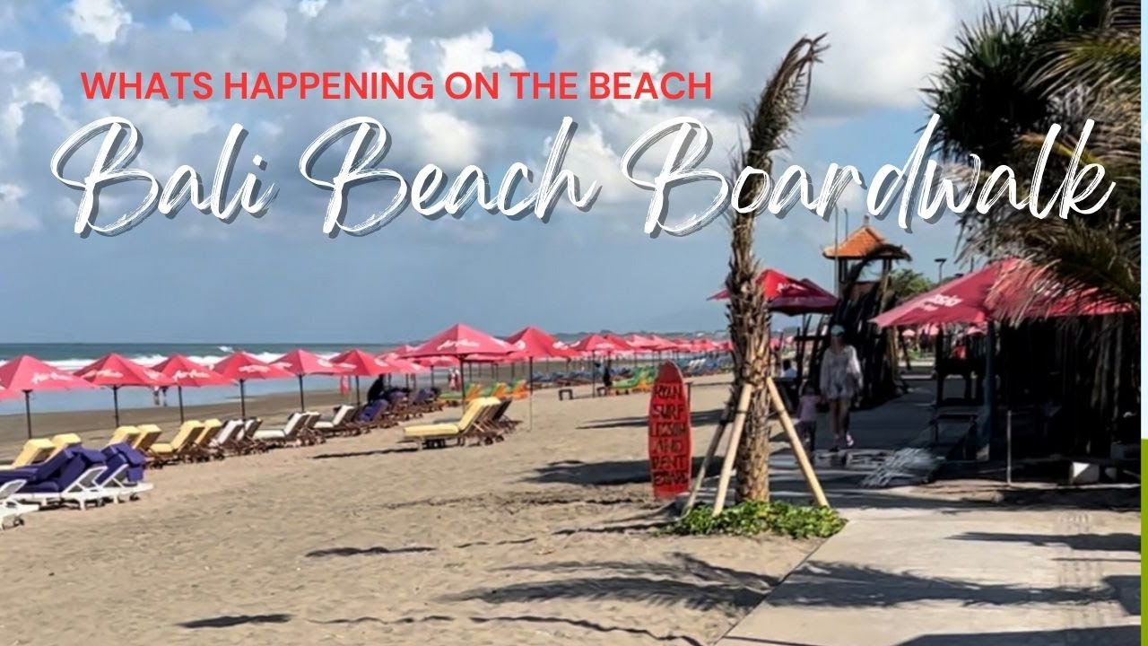 BALI BEACH MORNING WALK - Locals ready up for the day Ahead - YouTube