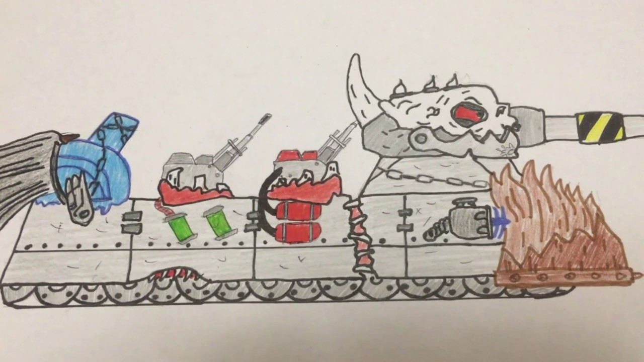 Как нарисовать РАТТЕ - из Лабиринт Смерти / How to draw Ratte #ратте # ...