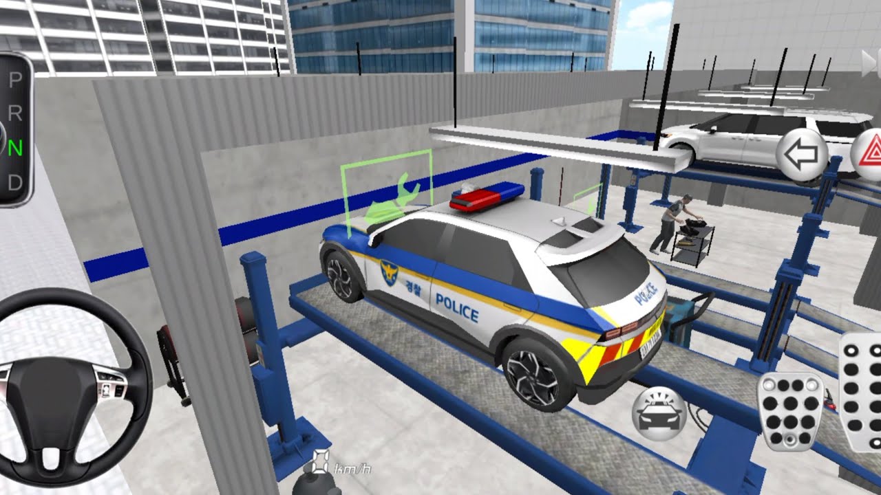 New Police Car Hyundai Ioniq 5 Highway Patrol Duty 3D Driving Class ...
