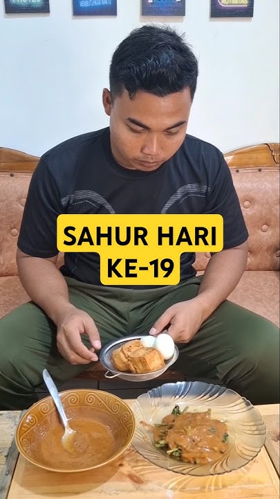 Sahur Hari Ke-19 "Pecel Khas Blora" #sahur #puasasyawal #pecel #tni #tniad #shorts #trending # ...