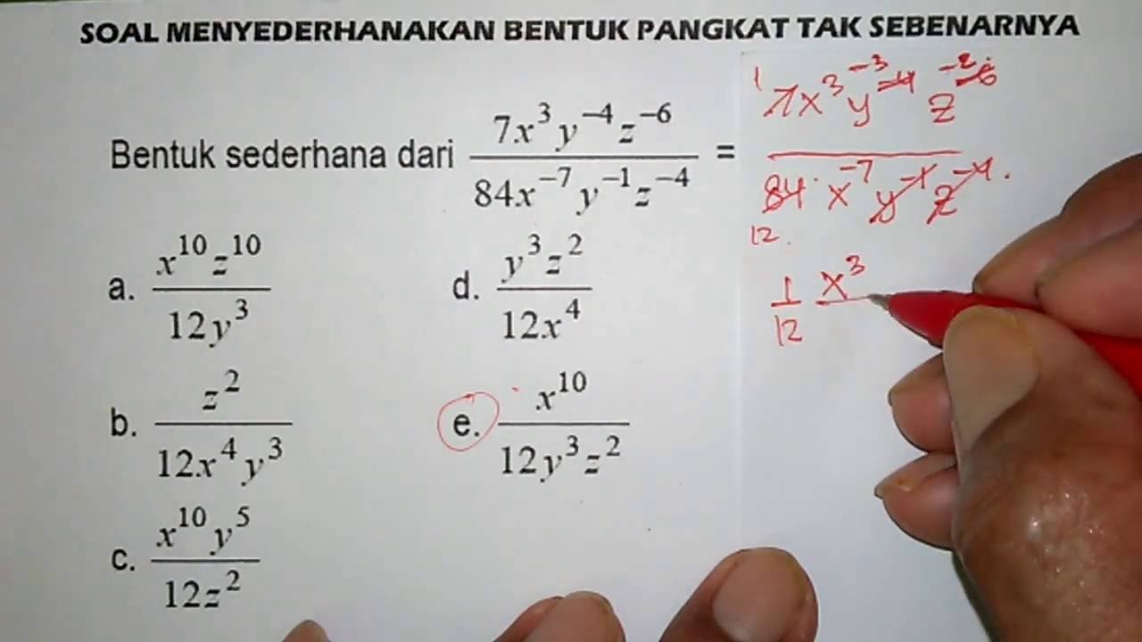 Tutorial Menyederhanakan Pangkat Tak Sebenarnya YouTube Tutorial Menyederhanakan Pangkat Tak Sebenarnya YouTube