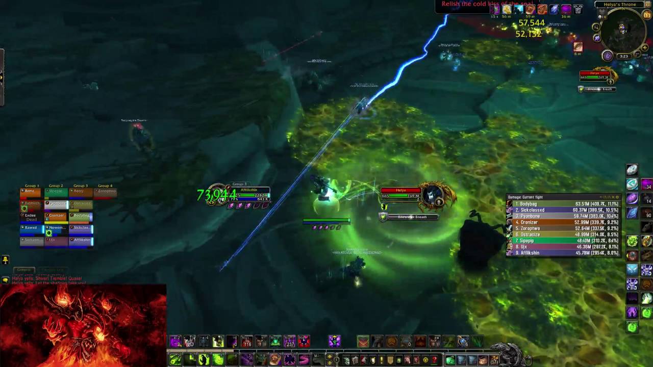 Heroic Helya Full Raid testing, Trial of Valor, Destruction Warlock PoV ...