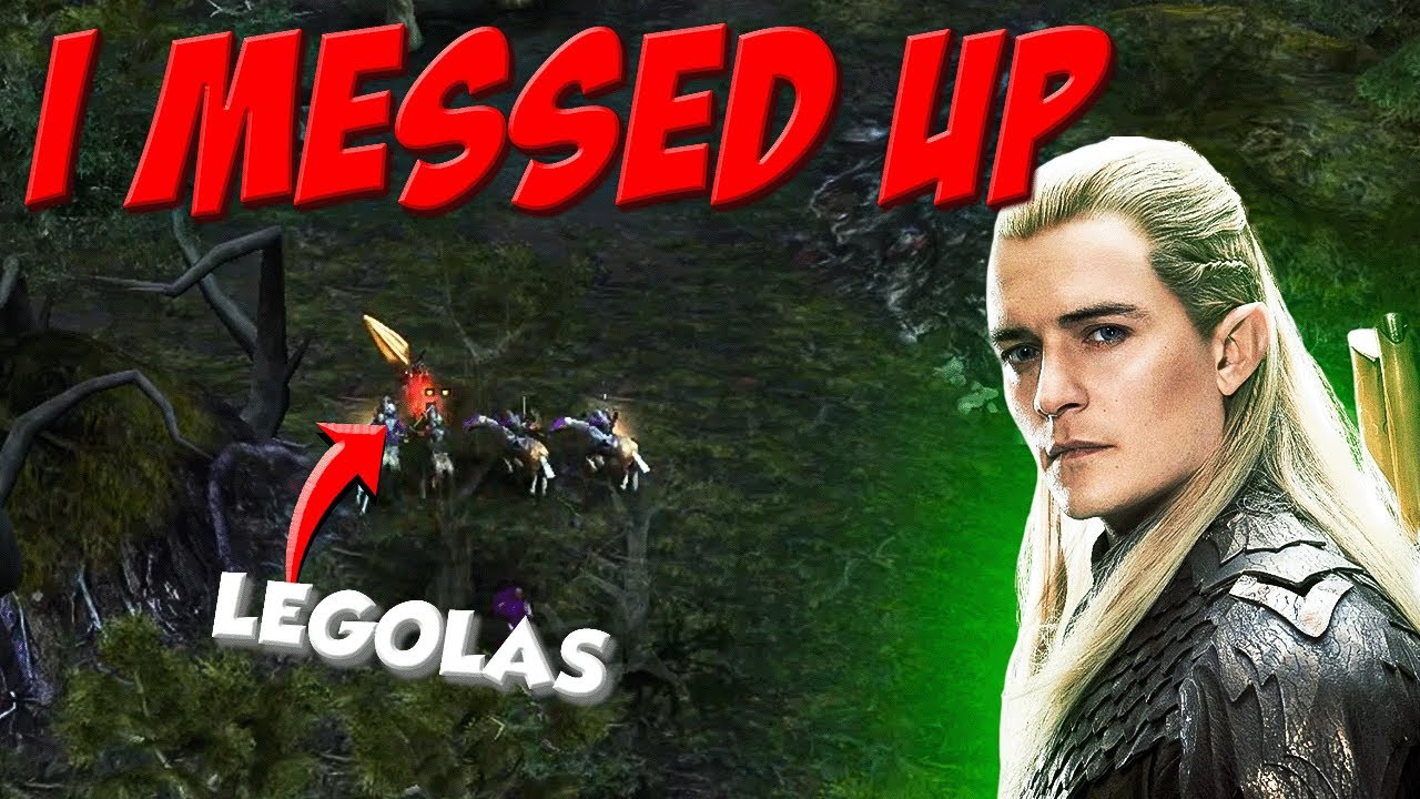 Bad Legolas Use | 1 VS 1 | BFME 1 Patch 2.22 Online - YouTube