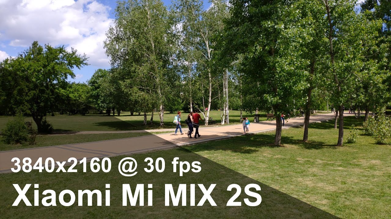 Xiaomi Mi MIX 2S - 4K UHD (3840x2160) camera video sample