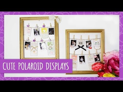 DIY Cute Polaroid Frame & Banner - HGTV Handmade - YouTube