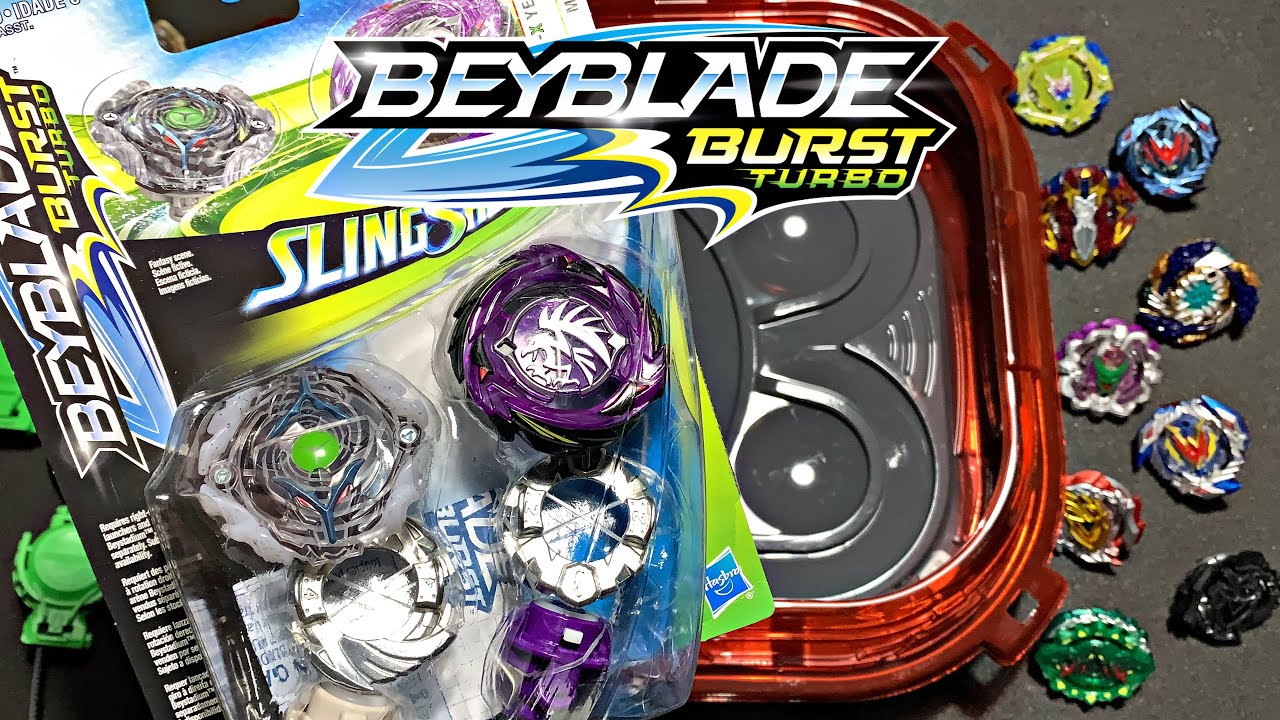 Beyblade Burst Turbo Slingshock Dual Pk Galaxy Zeutron Z4 Gold X