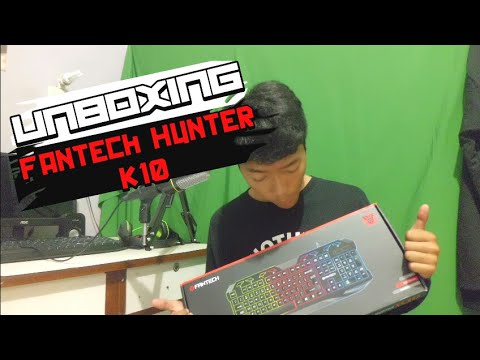 Unboxing Keyboard Gaming Murah Fantech Huntet K10 +Review - YouTube