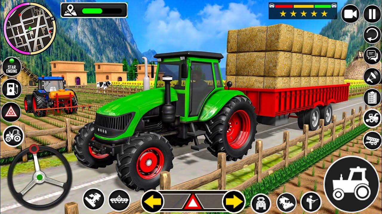Real Tractor Pulling Simulator – Android Gameplay - YouTube