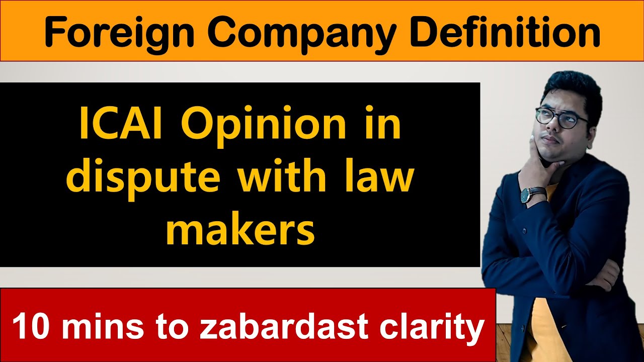 Foreign company definition-Controversy in definition! - YouTube