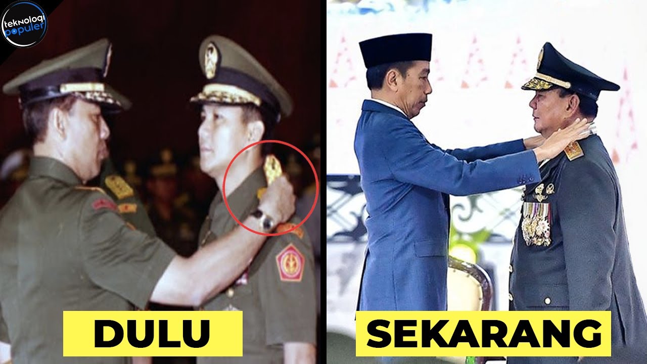 DULU PANGKATANYA DICOPOT WIRANTO, KINI DIBERI BINTANG 4 OLEH JOKOWI! Jejak Militer Prabowo ...