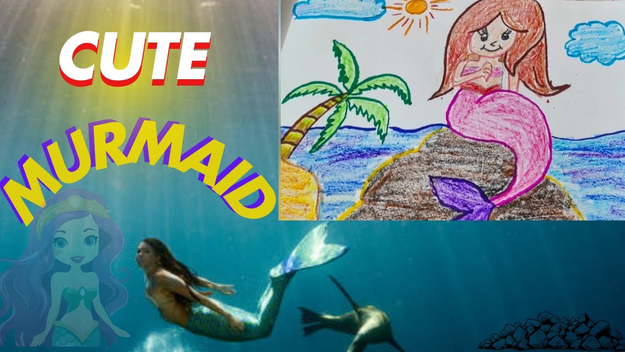 Stunning Mermaid Drawing in Pencil | Step-by-Step Tutorial for ...