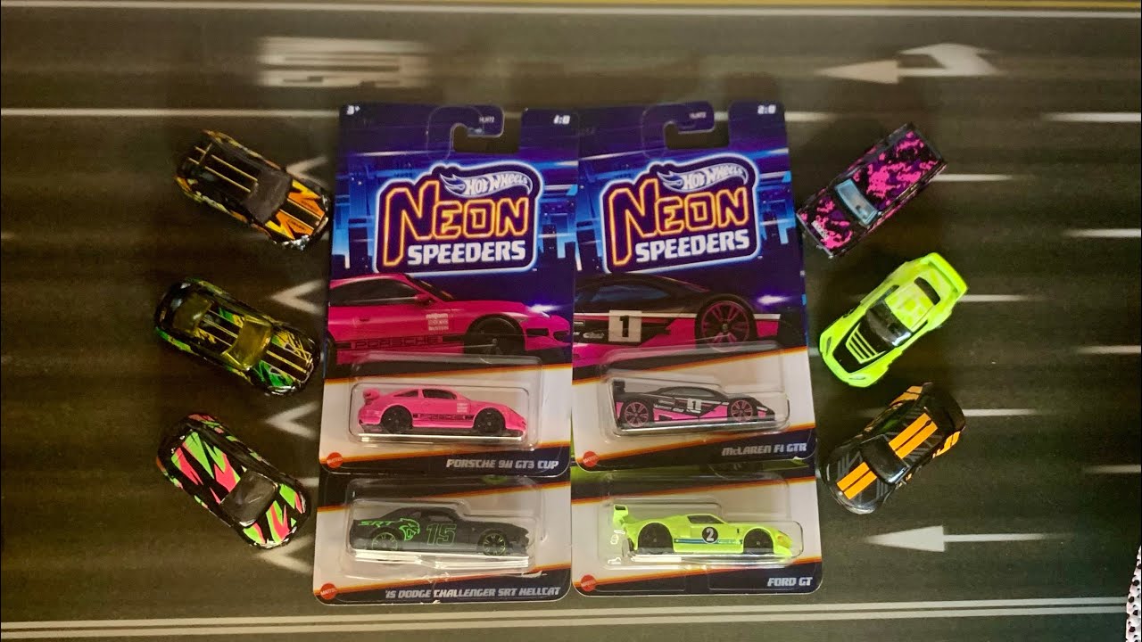 Hot Wheels Neon Speeders Series Diecast Cars from my collection ...