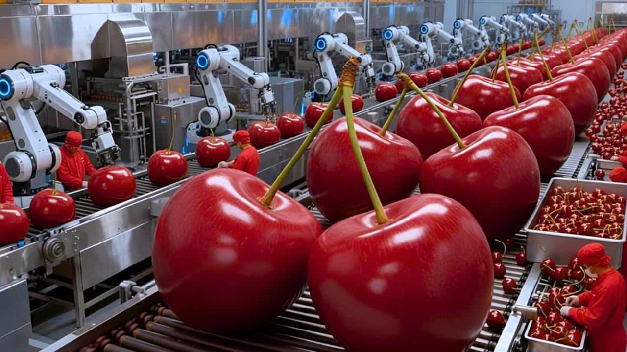 Inside a Modern Cherry Jam Factory: From Orchard to Premium Jam (Full ...