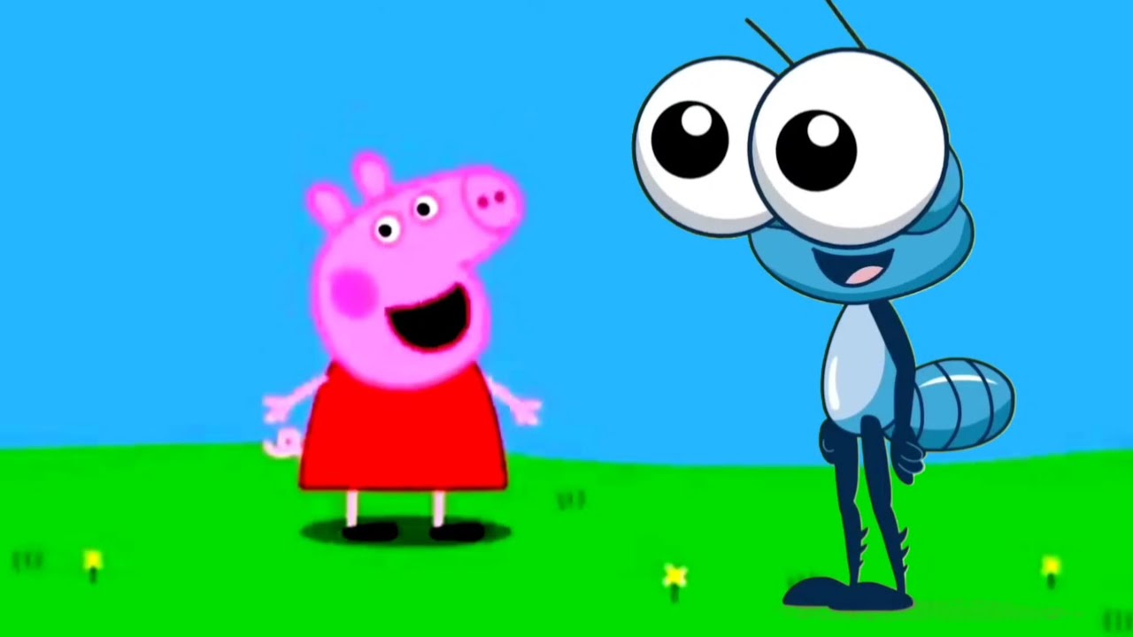 peppa pig meets bob zoom - YouTube
