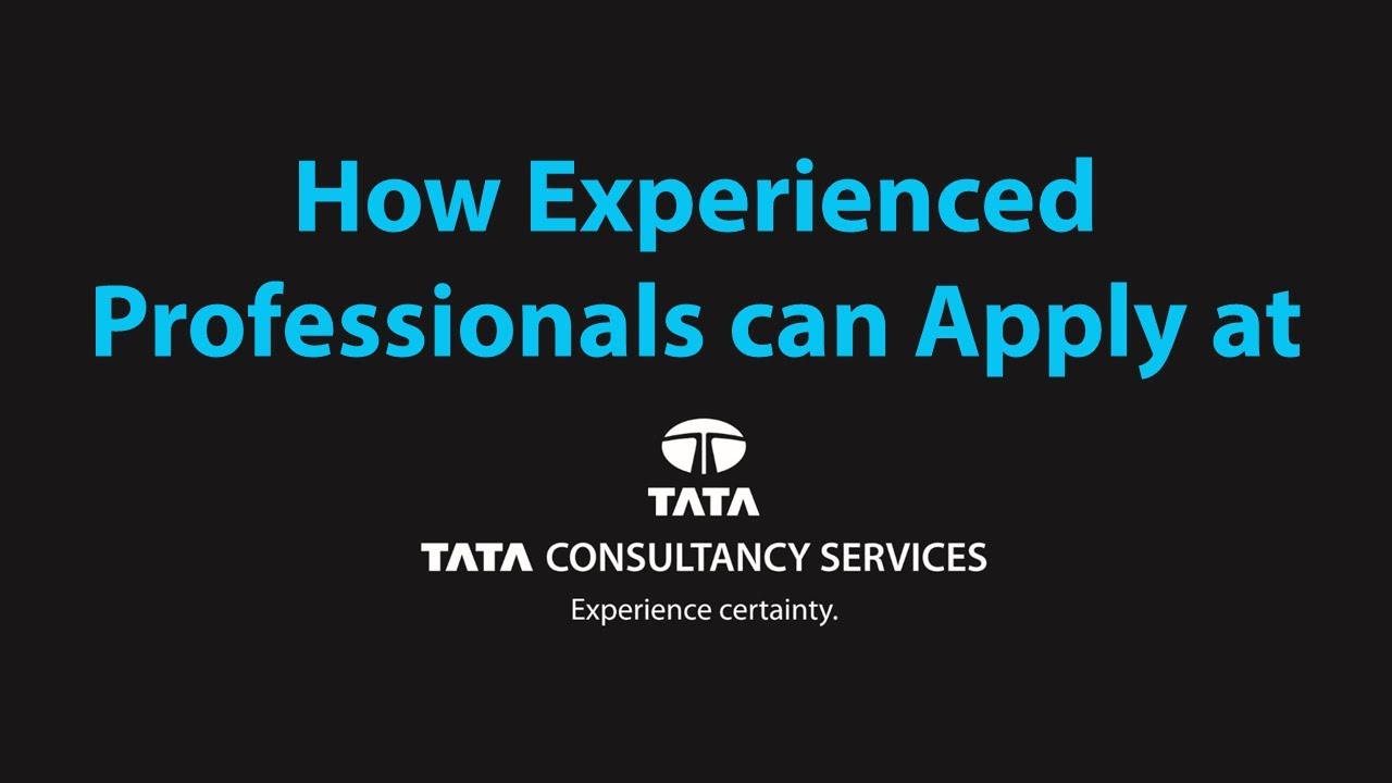 TCS | Online Registration for Job Application - Experienced - Official ...