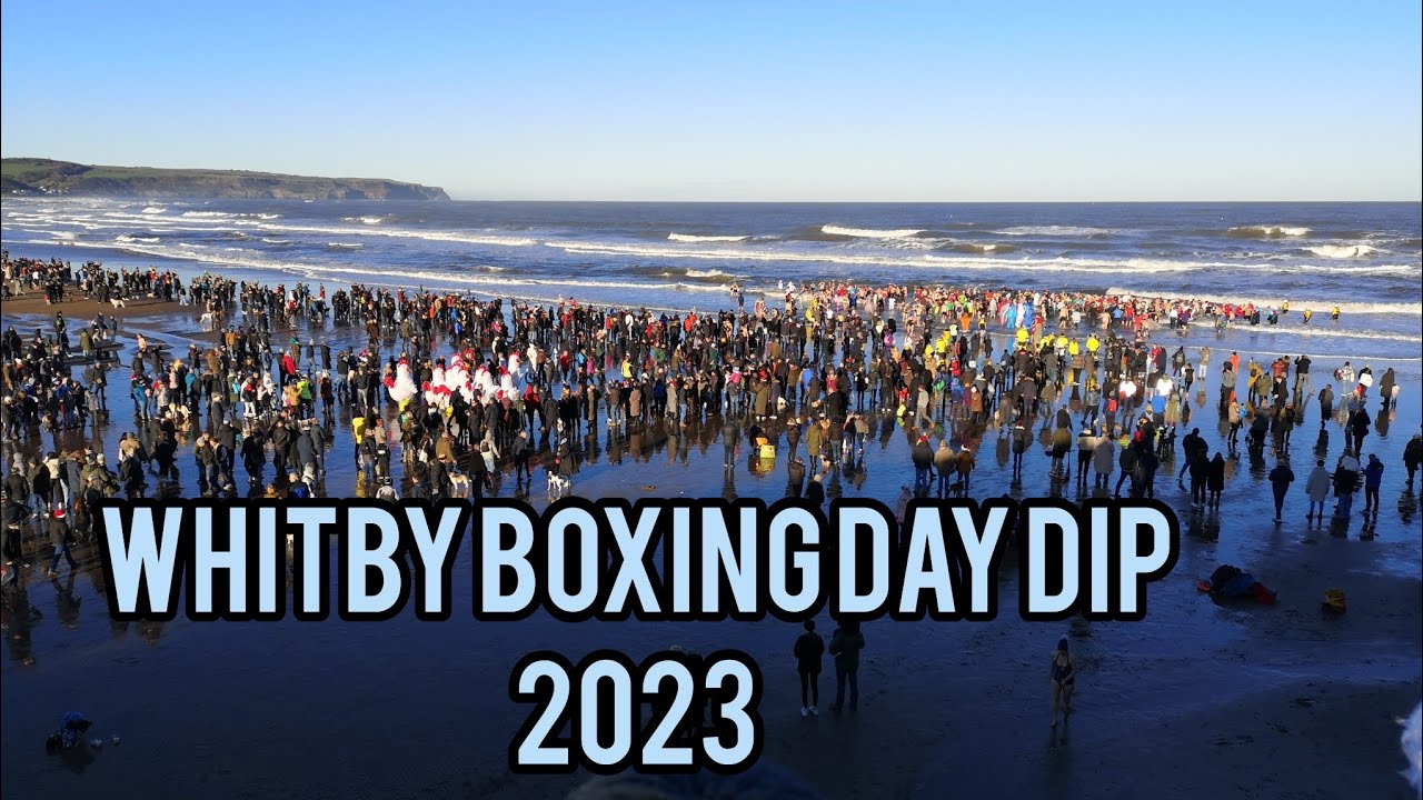 WHITBY BOXING DAY DIP 2023 - YouTube