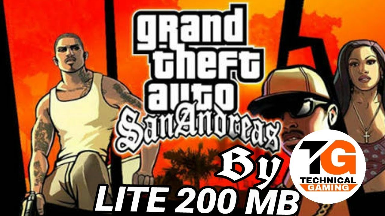 Gta sa lite v8 200 mb tutorial and gameplay by technical gaming ...