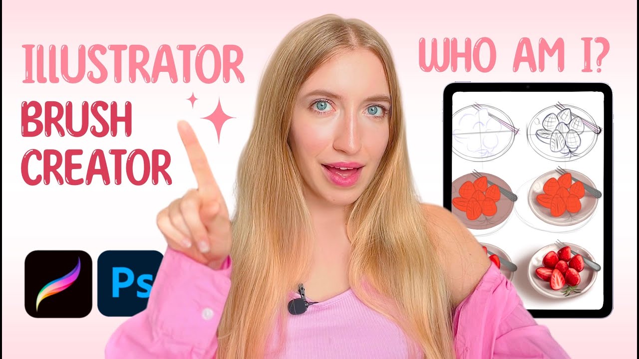 Illustrator and Procreate brushes creator Alina Reva - Who am I? - YouTube