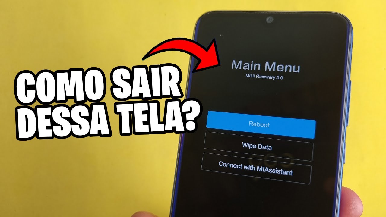 Como sair da tela MAIN MENU em qualquer celular da Xiaomi - YouTube