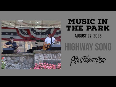 Alex Shumaker Music in the Park "Highway Song" - YouTube