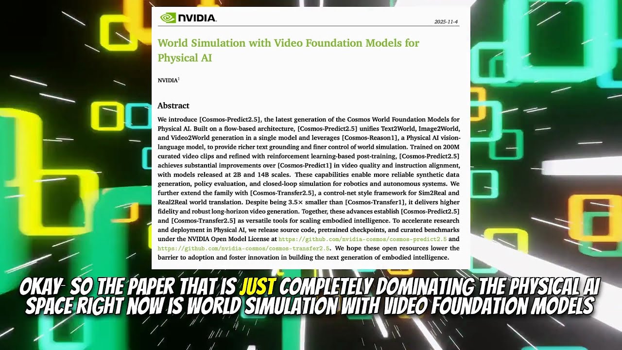 World Simulation with Video Foundation Models for Physical AI (Oct 2025 ...
