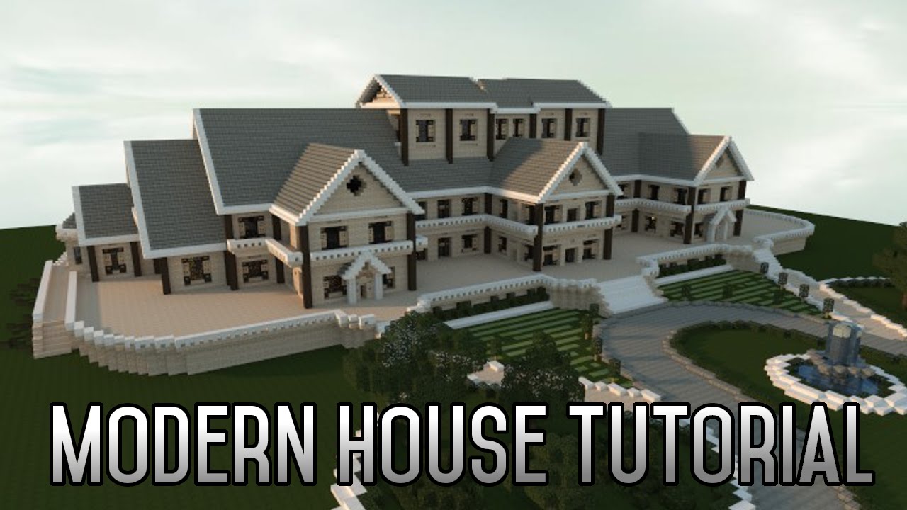 Minecraft Insane Modern House Tutorial Part 8 Xboxpc 2015 Youtube