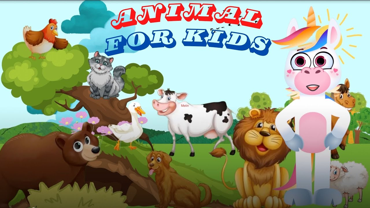 Animals for Kids animal sound with game - YouTube