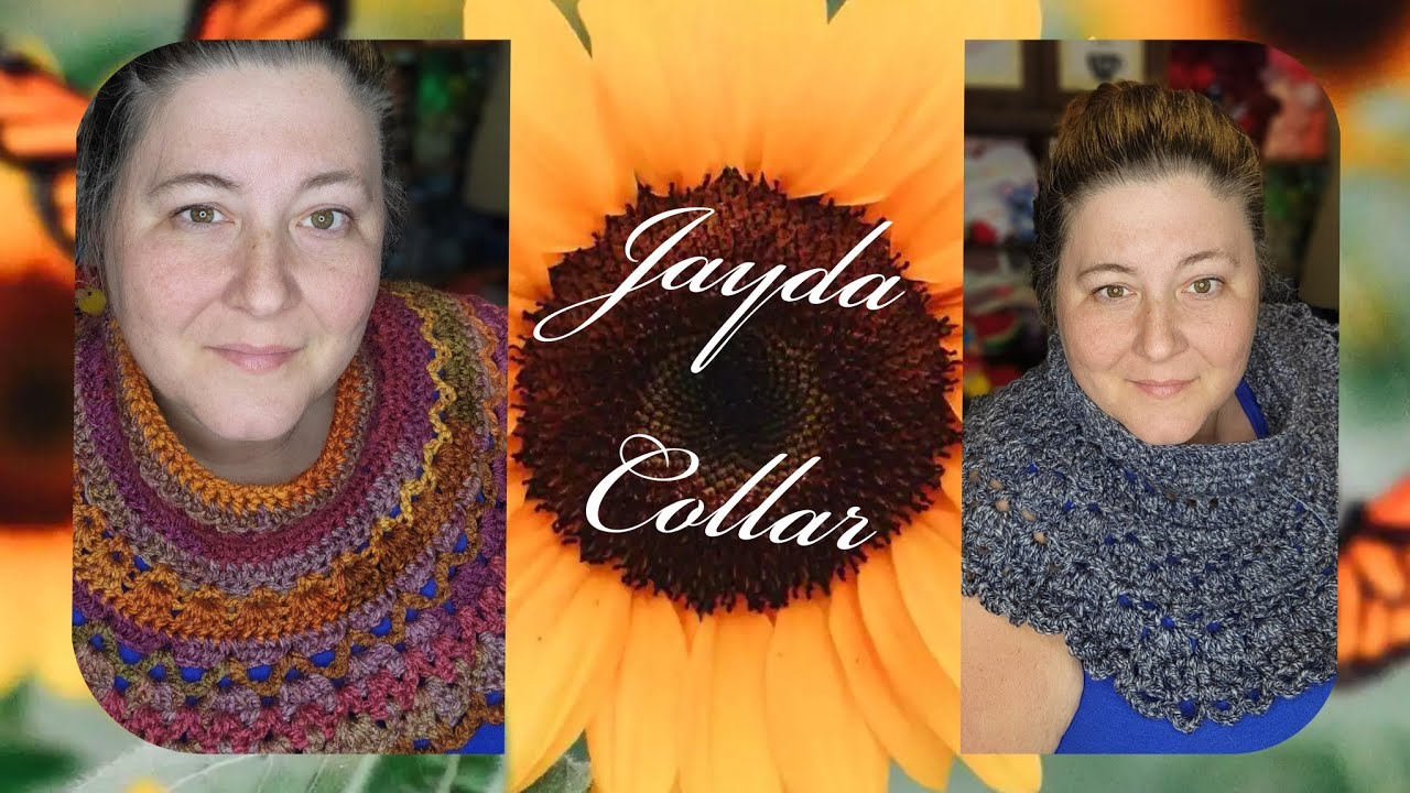 Jayda Collar (Crochet tutorial) - YouTube