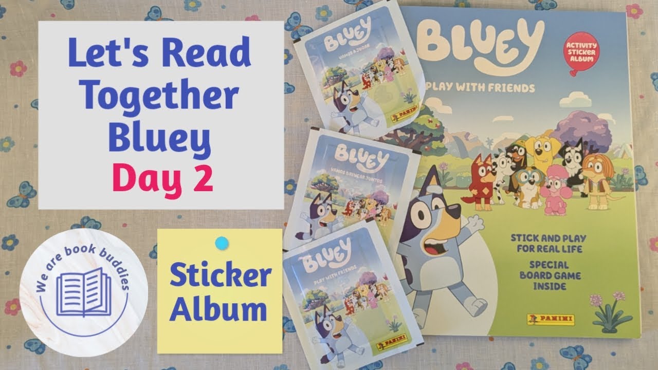Let's read and collect together. Bluey ‘Play with Friends’ Panini ...
