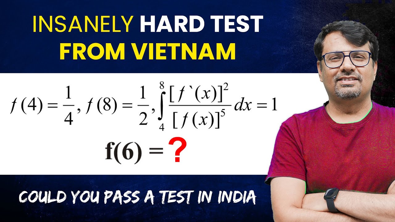 Insanely Hard Question of Function | Could you Pass a Test in India ...