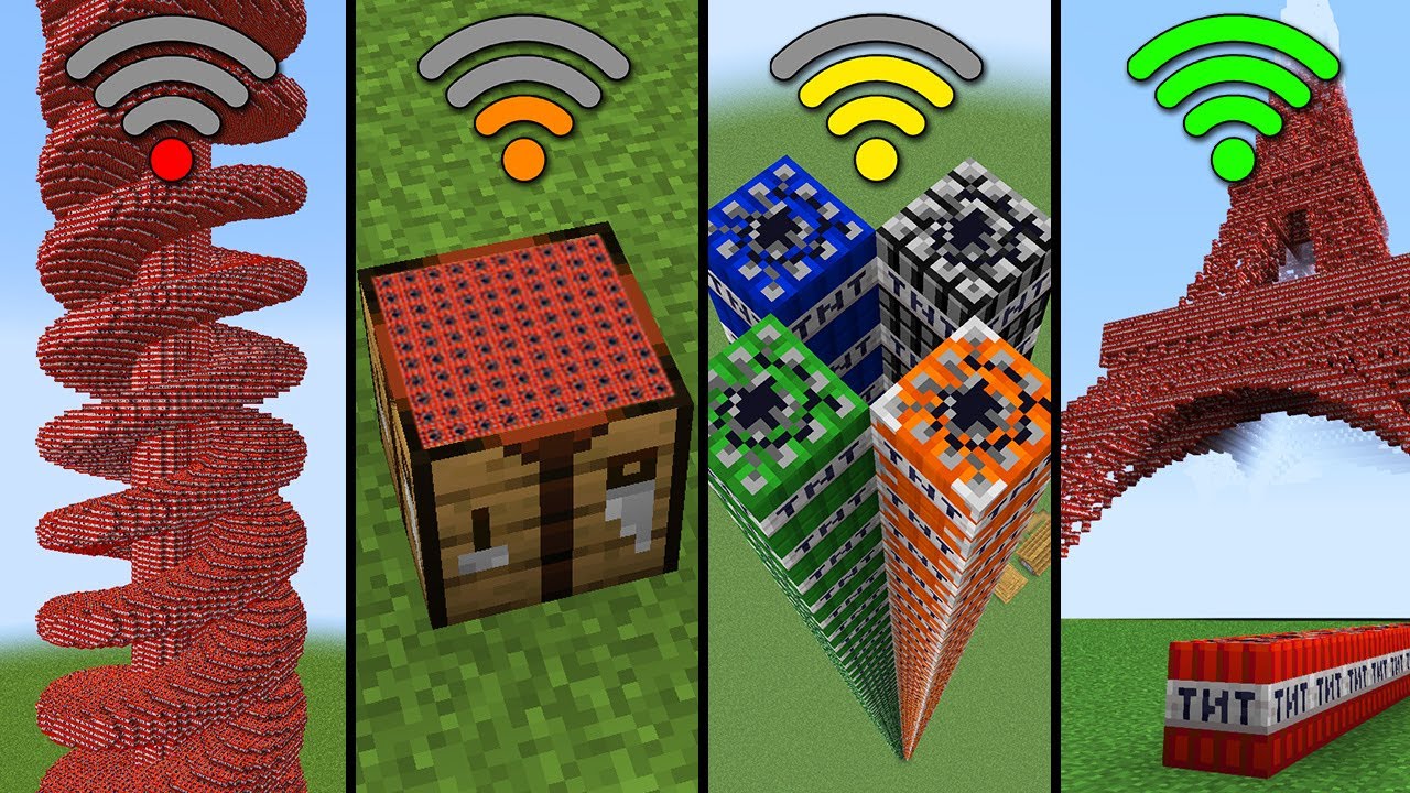 every tnt experiment in Minecraft tested in one video - YouTube