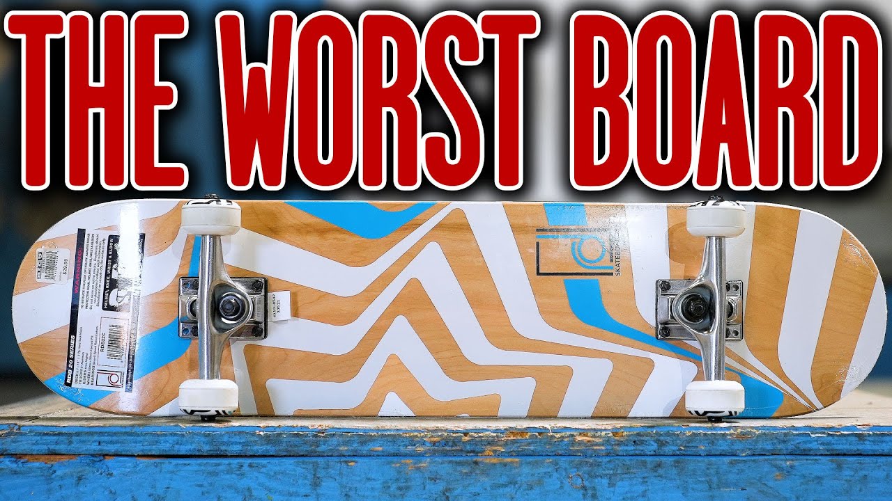 THE UNDISPUTED WORST SKATEBOARD ON THE PLANET - YouTube