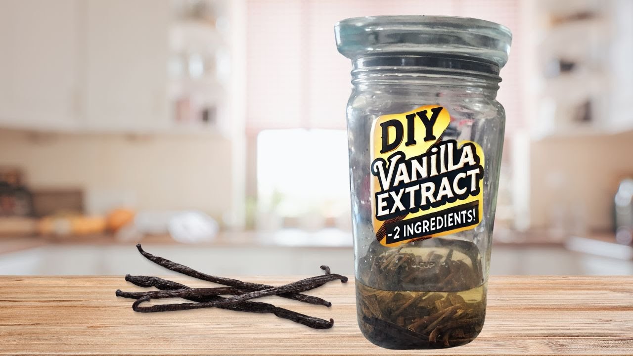 DIY Homemade Vanilla Extract Recipe: Easy Step-by-Step Guide - YouTube