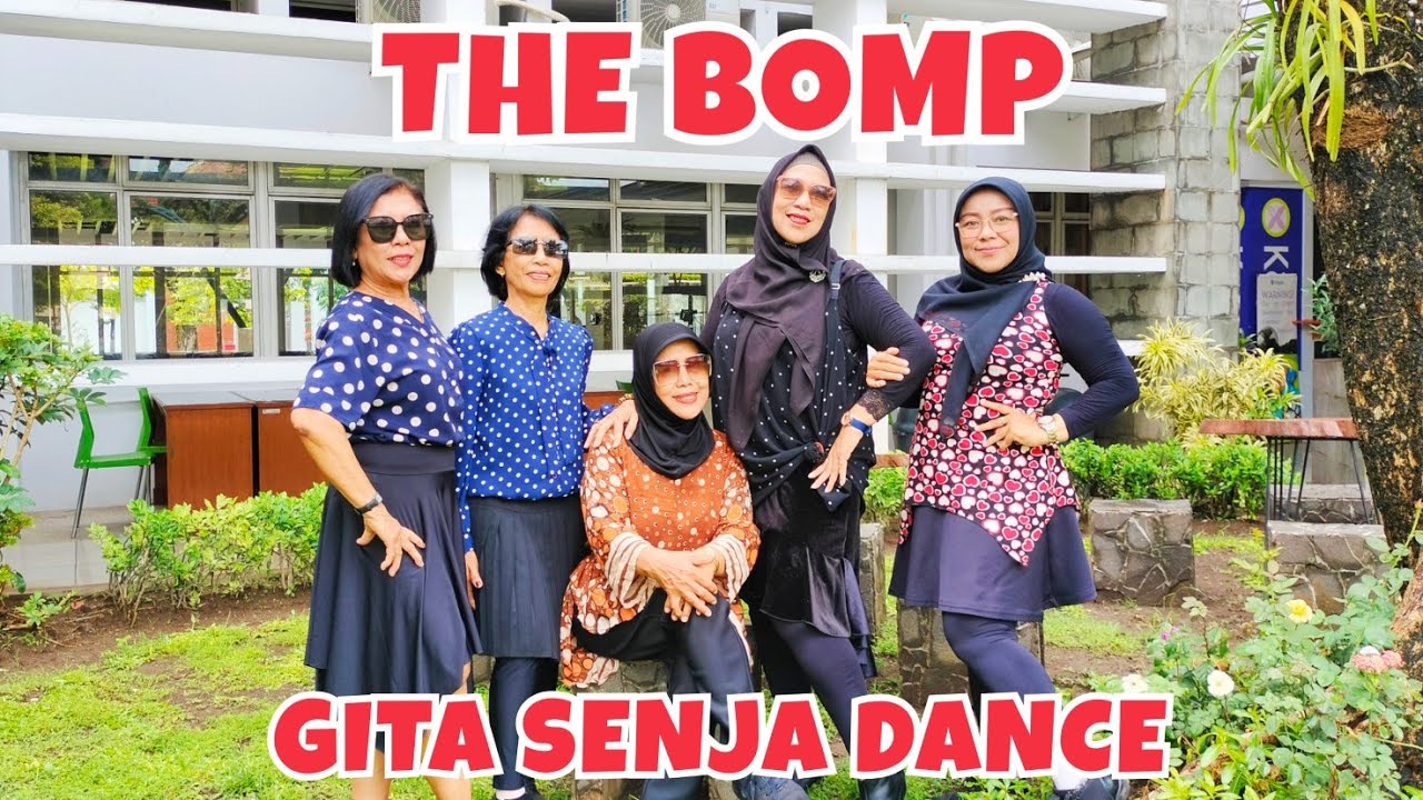 THE BOMP Line Dance | Choreo by Mega Lienatha Lie | Demo by GITA SENJA ...