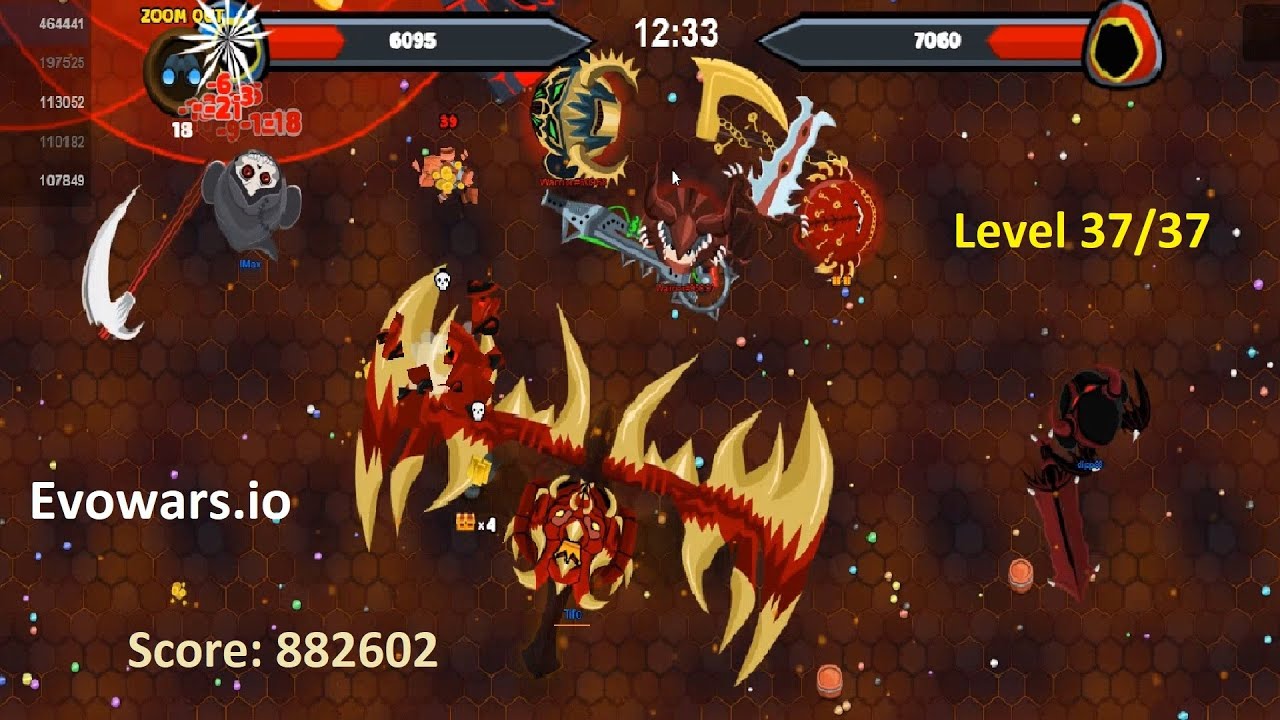 Evowars.io - Level 37/37 Max Evolution Unlocked [Epic Eternal Battle ...