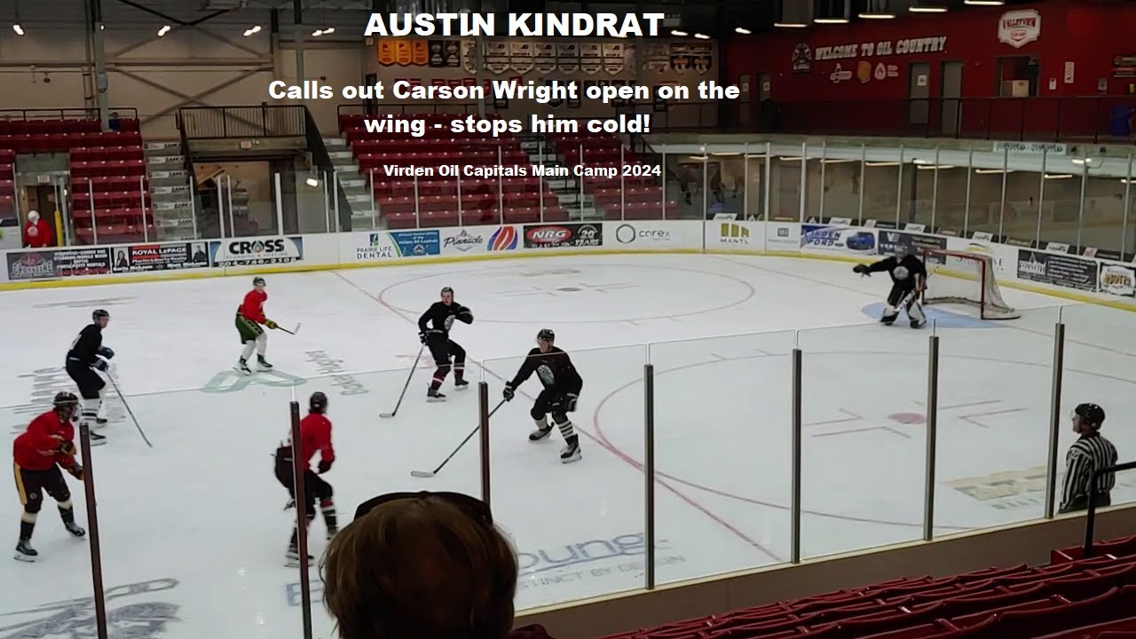 Austin Kindrat - Called it - Saved it! (Virden Main Camp 2024) - YouTube