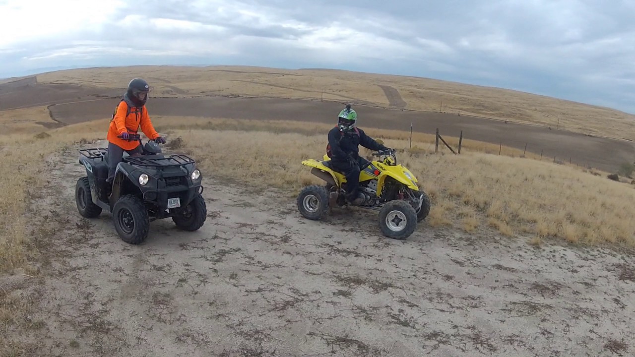 1986 Suzuki LT250R riding in Idaho - YouTube