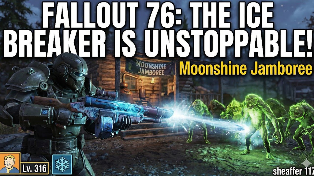 Fallout 76: The Ice Breaker Harpoon Gun Is UNSTOPPABLE For Moonshine ...