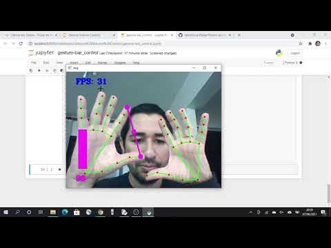 Hand recognization and control bar using Jupyter Notebook, Python ...