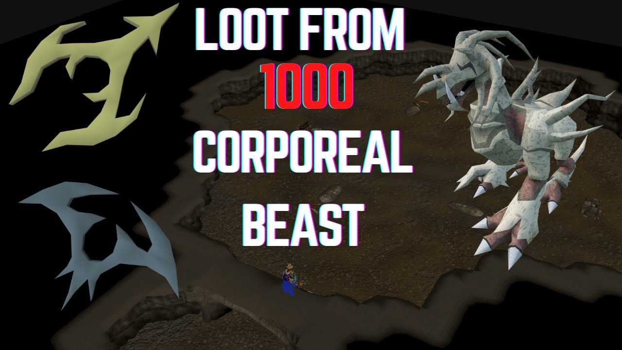Loot from 1000 Corporeal Beast and preset guide [AFK method] |Runescape ...